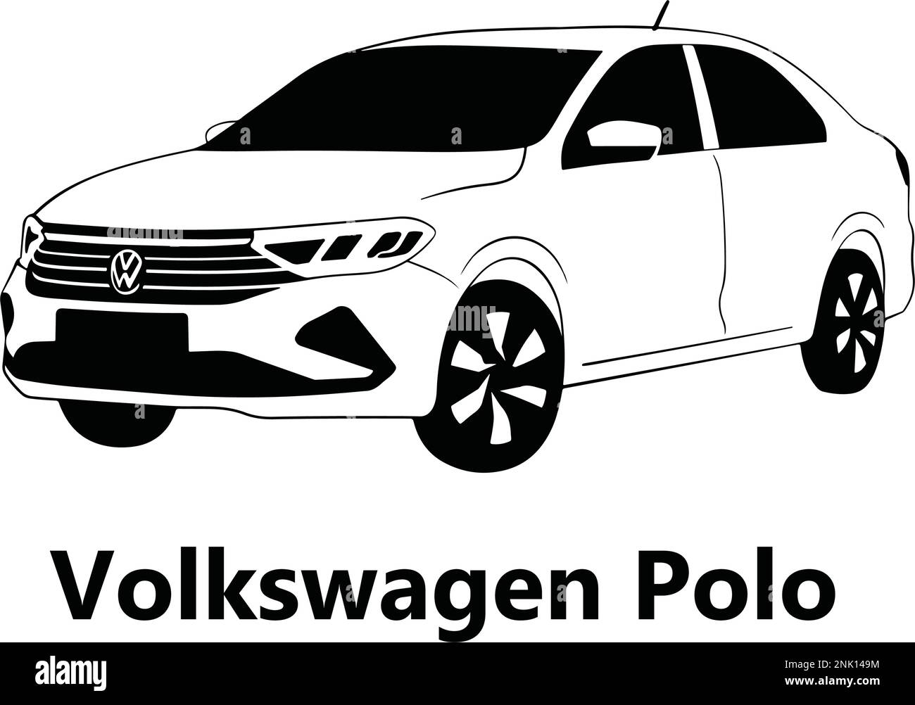 Logo volkswagen polo Stock Vector Images - Alamy