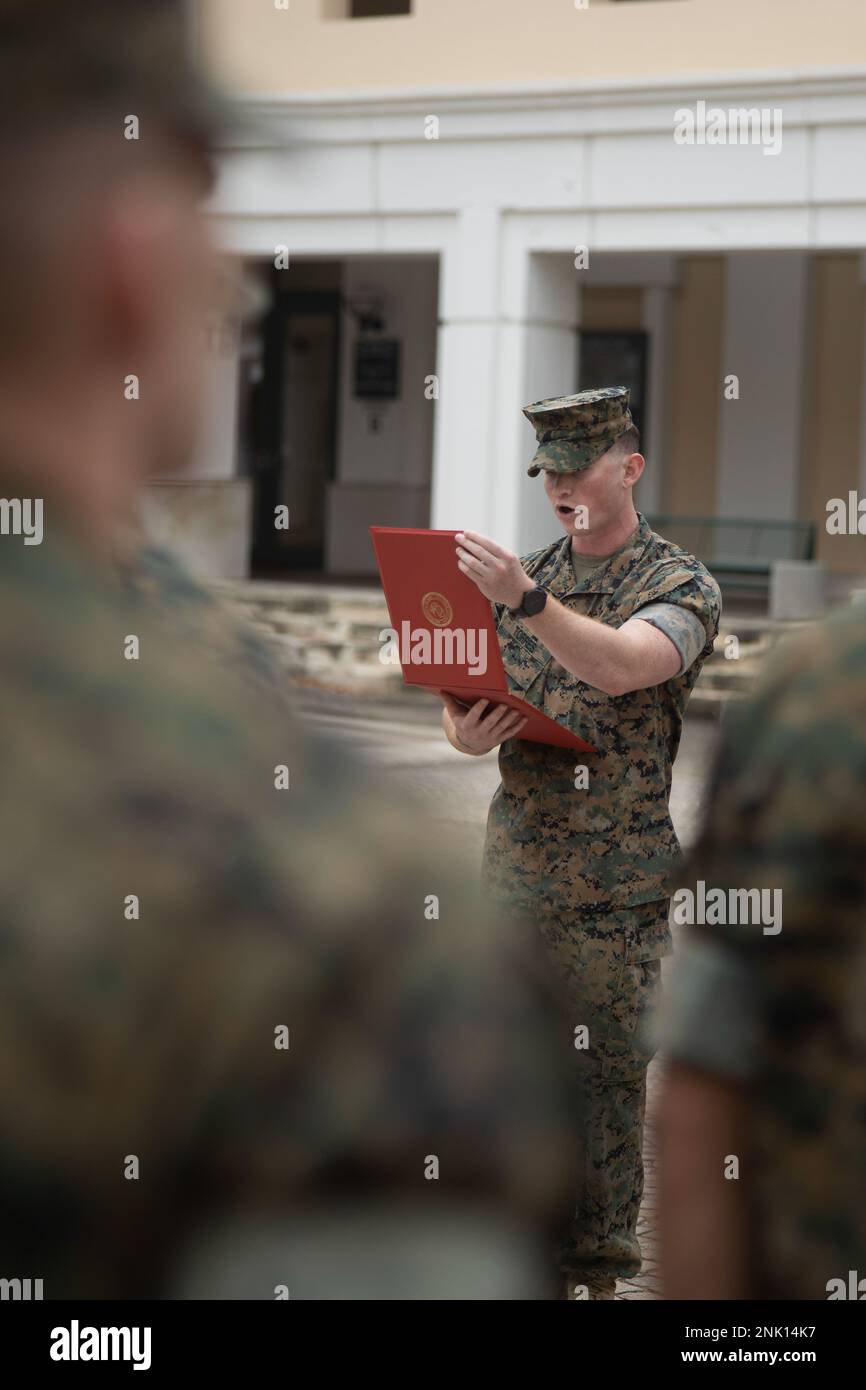 U.S. Marine Corps Cpl. Cody Torres, a geographic intelligence ...