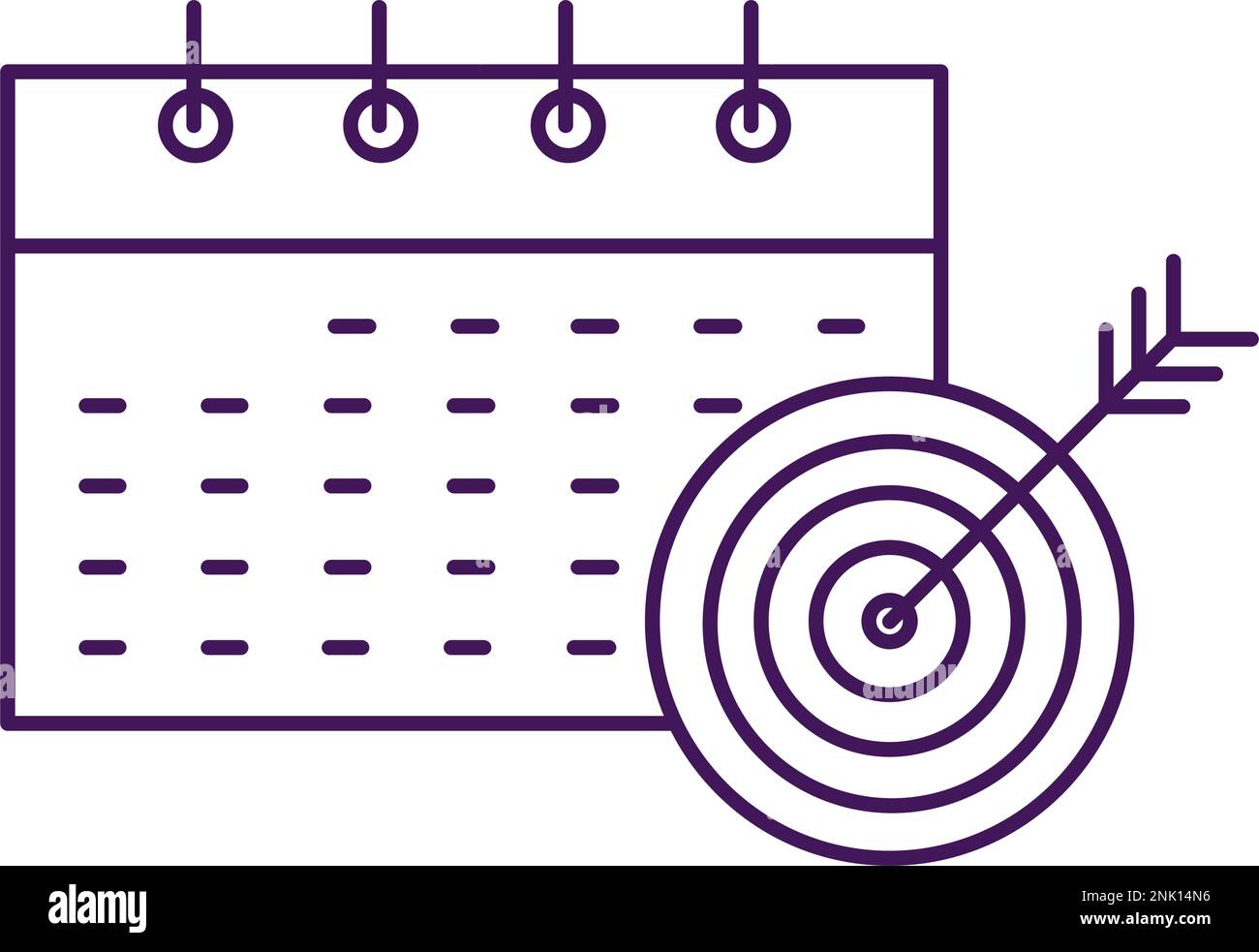 Calendar dart Stock Vector Images - Alamy