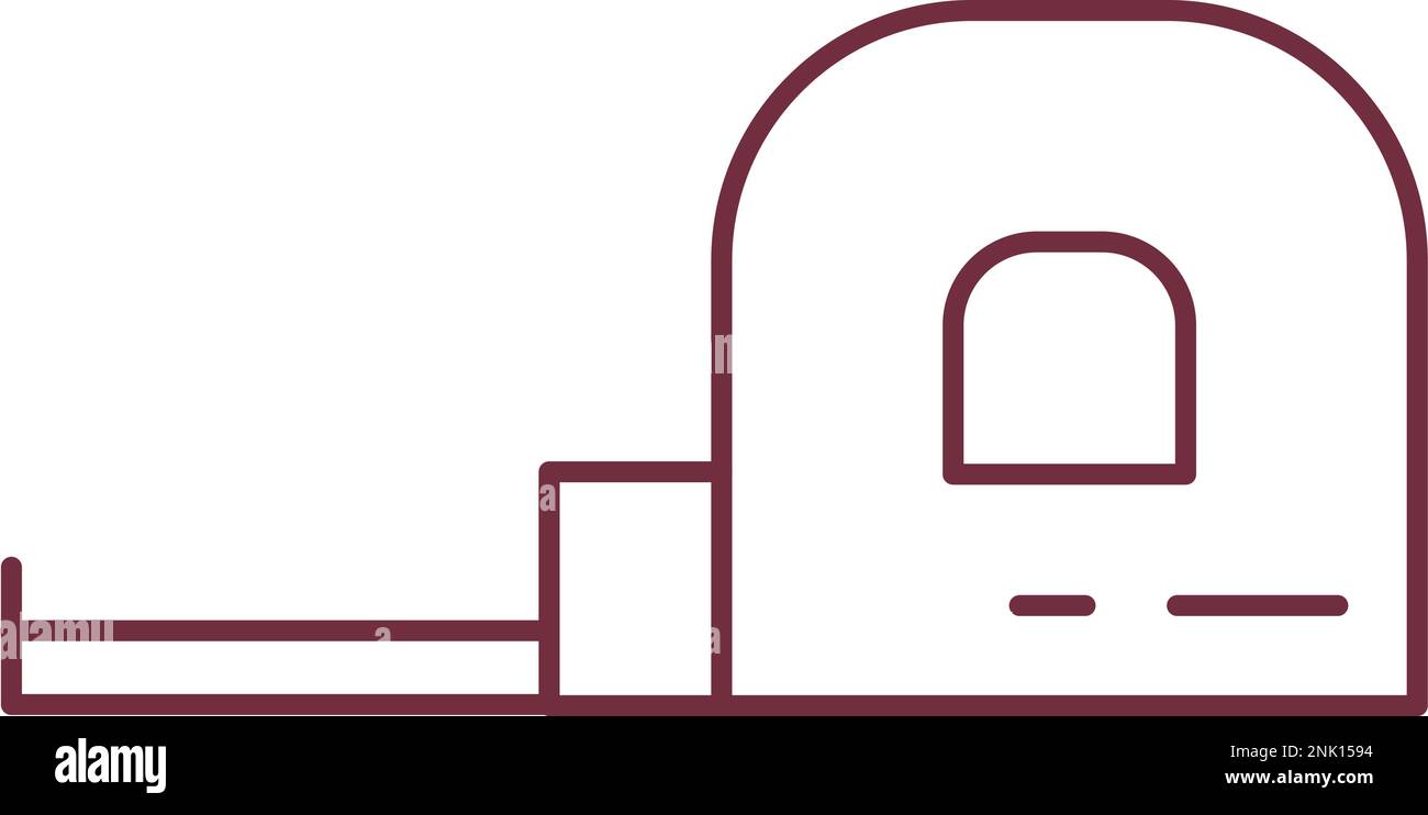 Measure tape icon vector flat meter ruler isolated Stock Vector Image ...