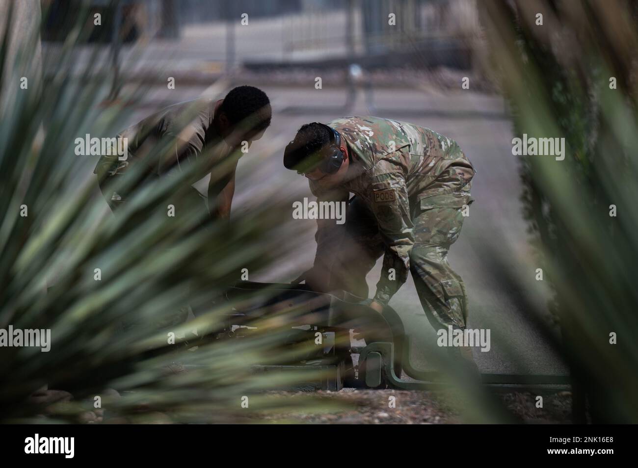 U.S. Airmen assigned to the 355th Component Maintenance Squadron ...