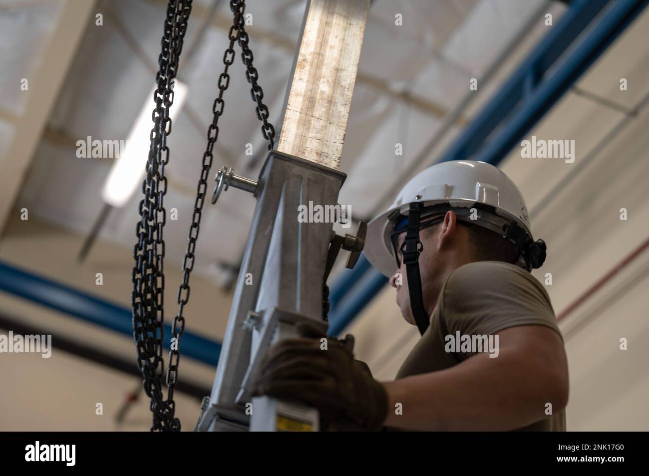U.S. Air Force Staff Sgt. Marshall Nguyen, 355th CMS electronic warfare ...