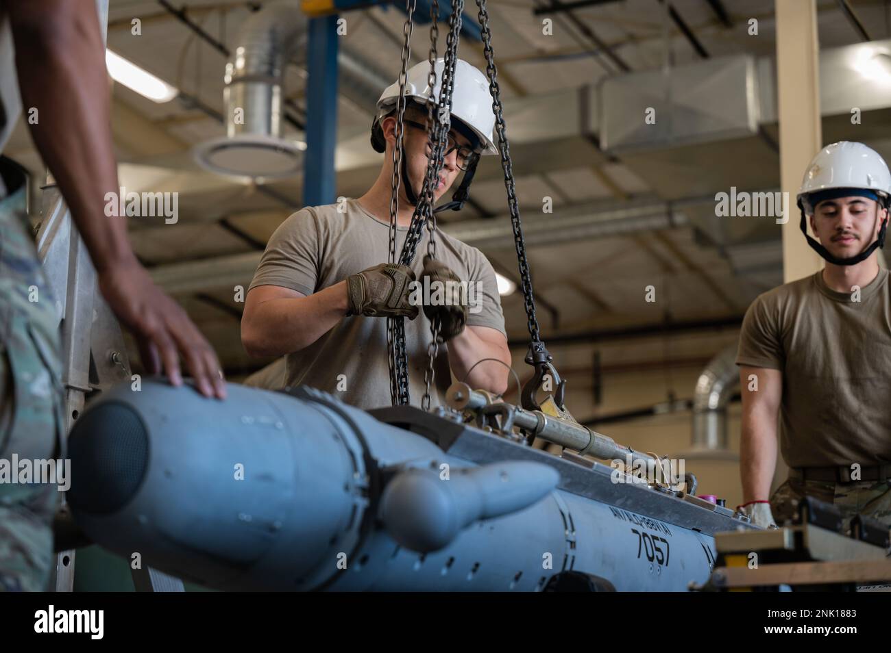 U.S. Air Force Staff Sgt. Marshall Nguyen, 355th CMS electronic warfare ...