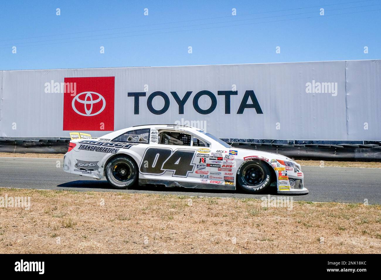 SONOMA, CA - JUNE 11: Sebastian Arias (4) driving a Toyota for Eric ...