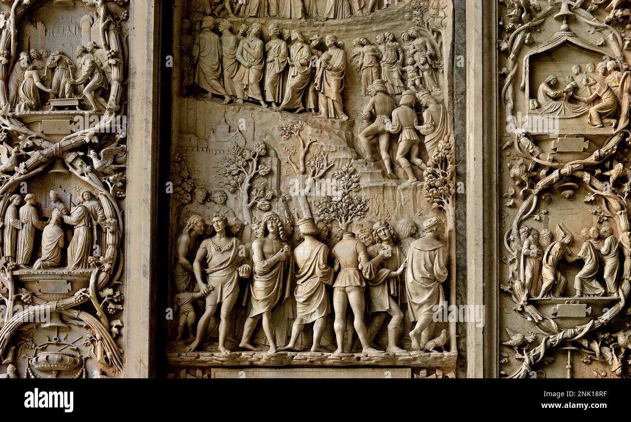 Commissioned the building to the architect marco solari hi-res stock ...