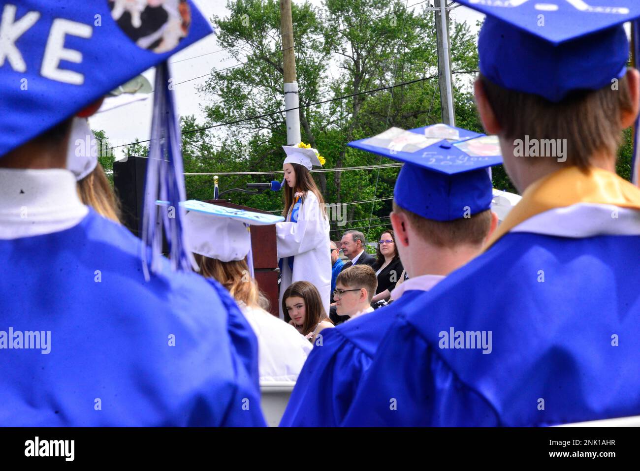 Emma Hammond, the valedictorian for the Hinsdale, N.H., Middle High ...
