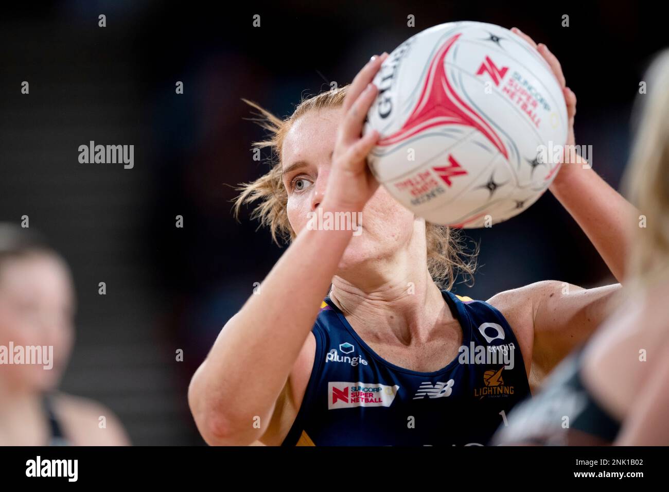 SYDNEY, AUSTRALIA - JUNE 11: Steph Wood of Sunshine Coast Lightning ...