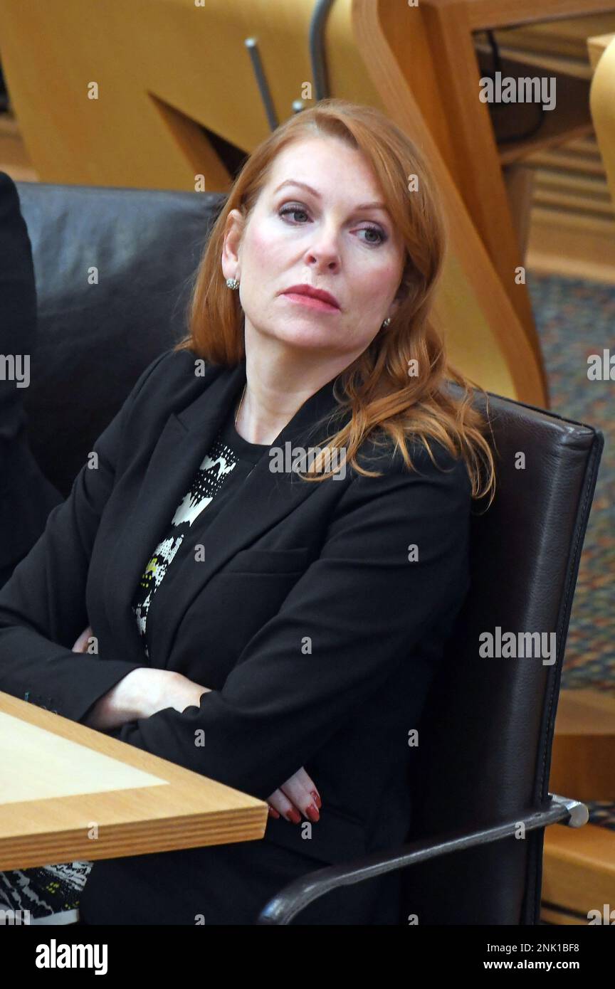 Ash Regan MSP in the chamber for First Minster's Questions at the ...