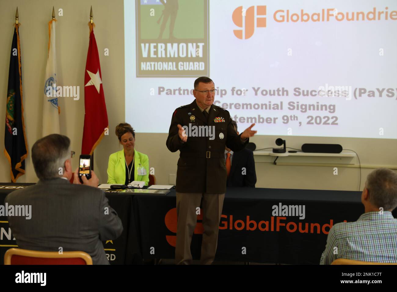 Maj. Gen. Greg Knight, Adjutant General for the Vermont National Guard ...