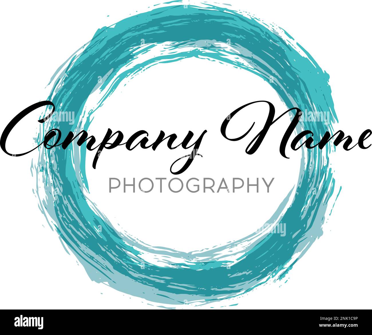 Blue Business Abstract Circle icon. vector logo design template for ...