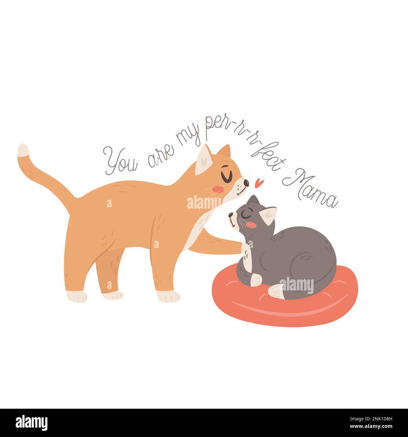 Cat momma Stock Vector Images - Alamy