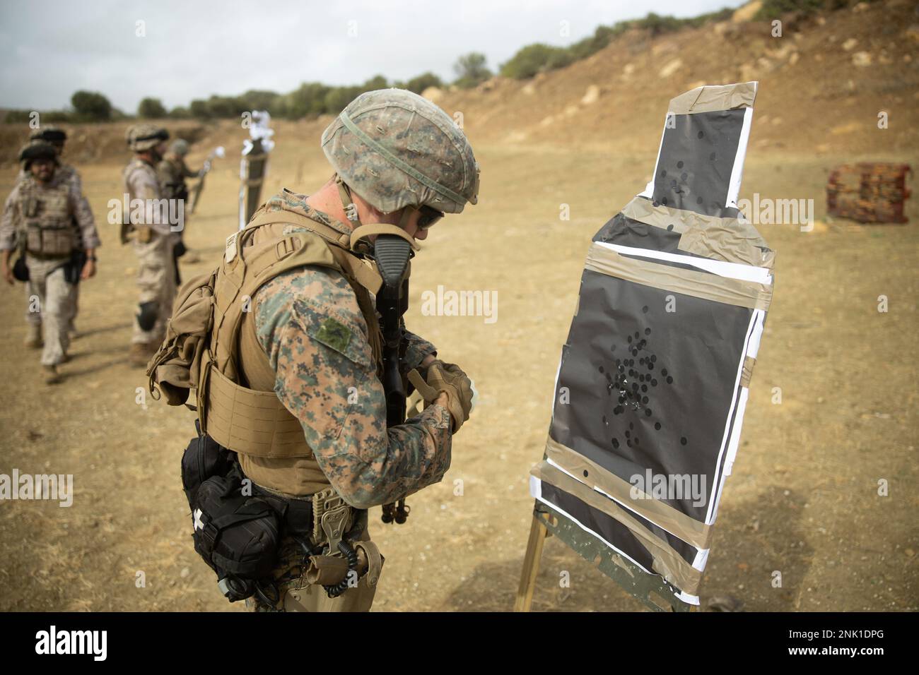 U.S. Marine Corps Lance Cpl. Salvatore Fico, basic security guard ...