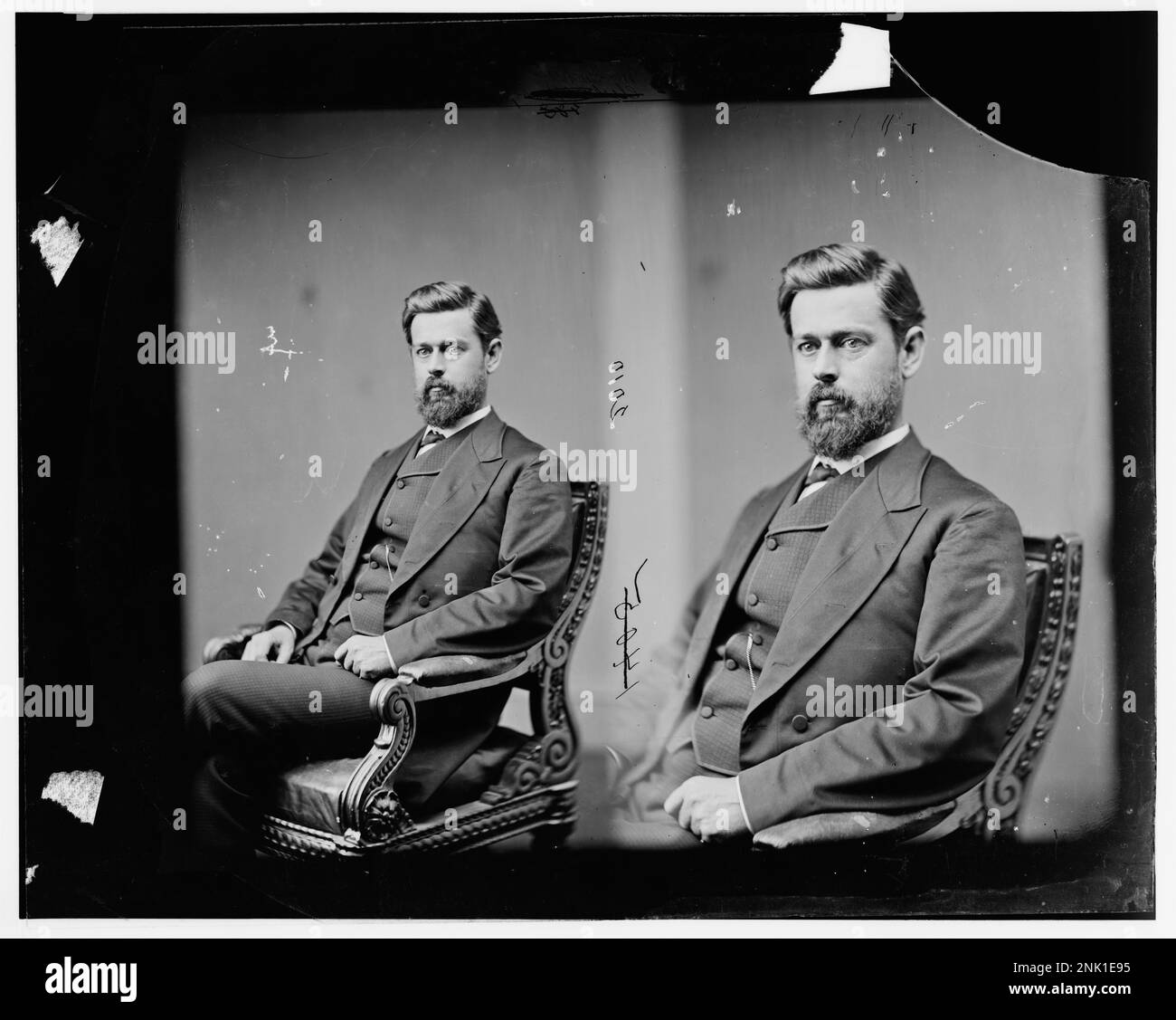 Portrait of Hon. George Gorham, a political figure, from the Brady ...