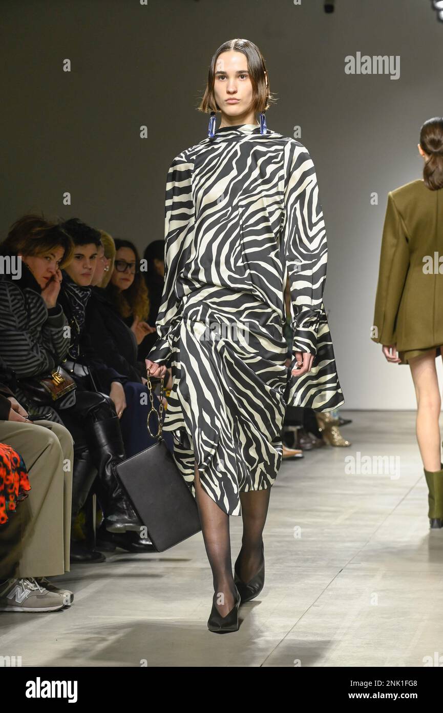 Milan, Italy. 23rd Feb, 2023. Milan, Woman Fashion Week, Fall Winter ...