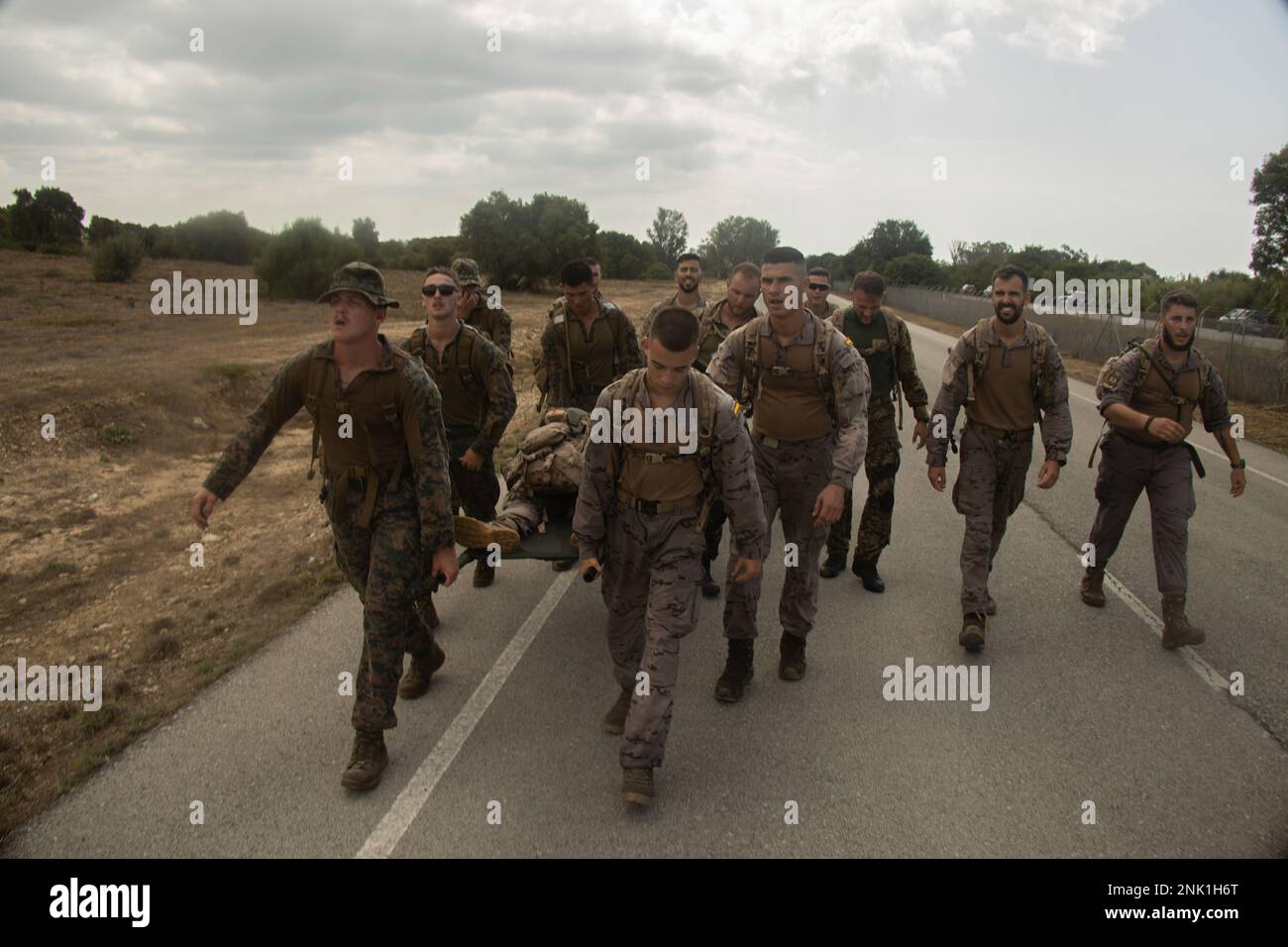 U.S. Marines assigned to Fleet Anti-terrorism Security Team Company ...
