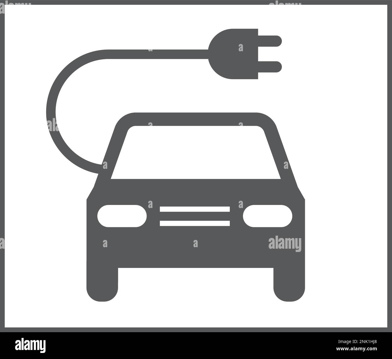 Pictogram charging station for car Stock Vector Image & Art - Alamy