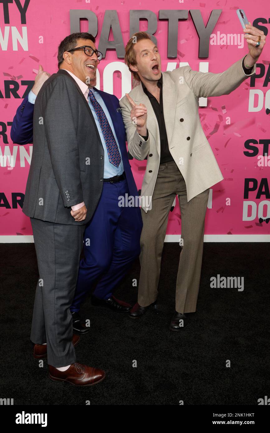 Los Angeles, Ca. 22nd Feb, 2023. Rob Thomas, John Enbom, Ryan Hansen at ...