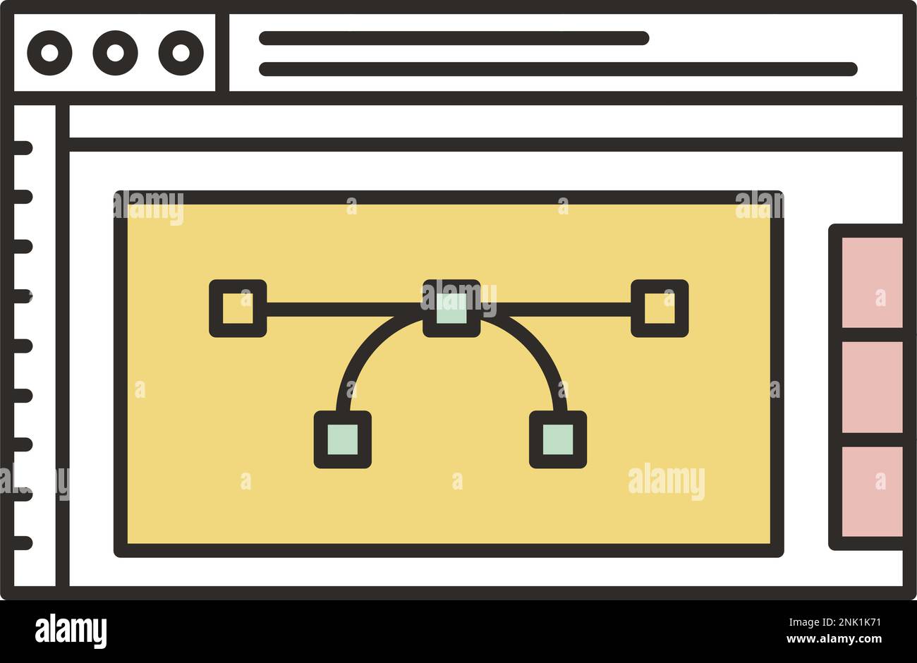 Image processing program Stock Vector Images - Alamy