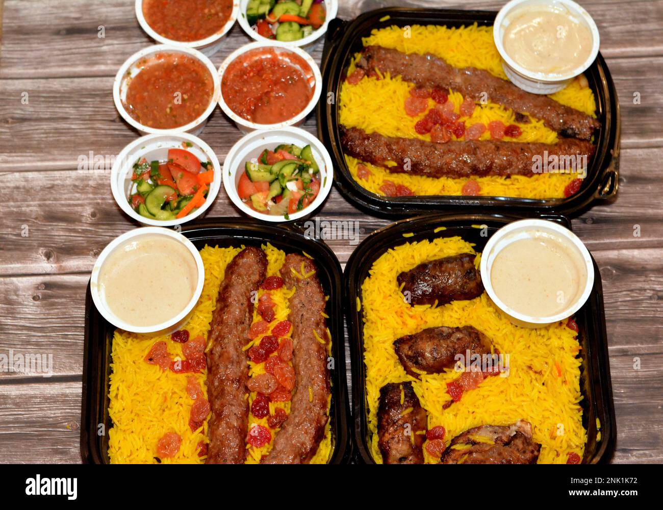 Arabic cuisine traditional food beef Kofta, kebab and tarb kofta shish ...