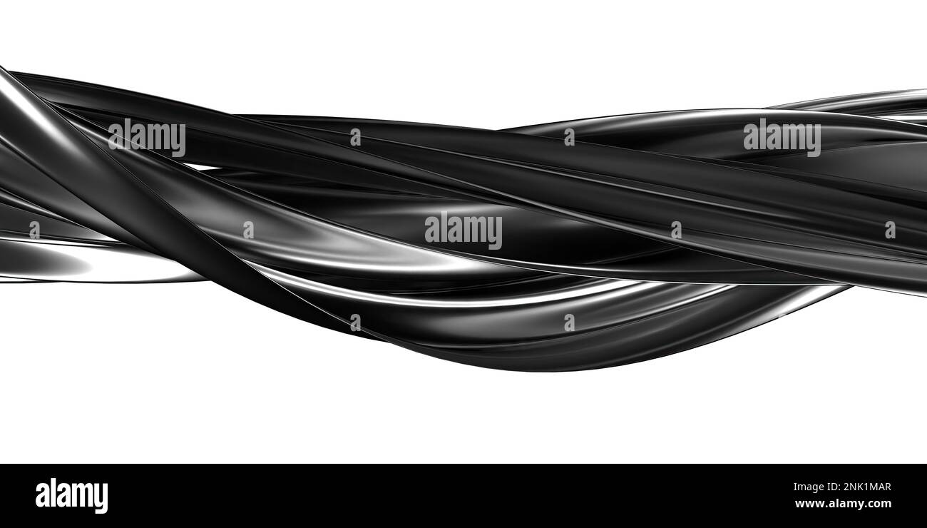 Silver Water stream-like thin metal stream abstract dramatic modern ...