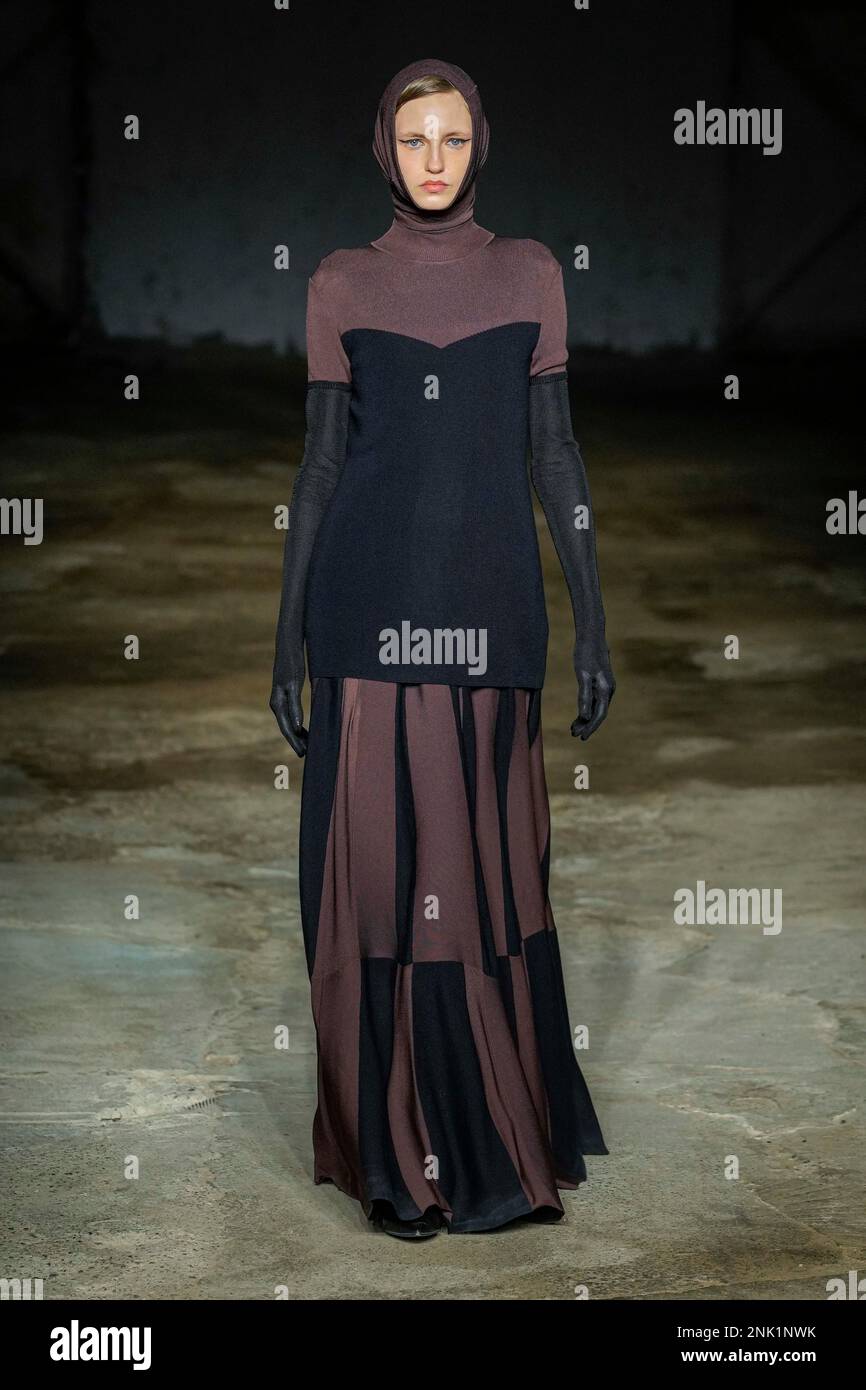 Milan, Italy. 23rd Feb, 2023. Milan, Milan Fashion Week, fall winter ...