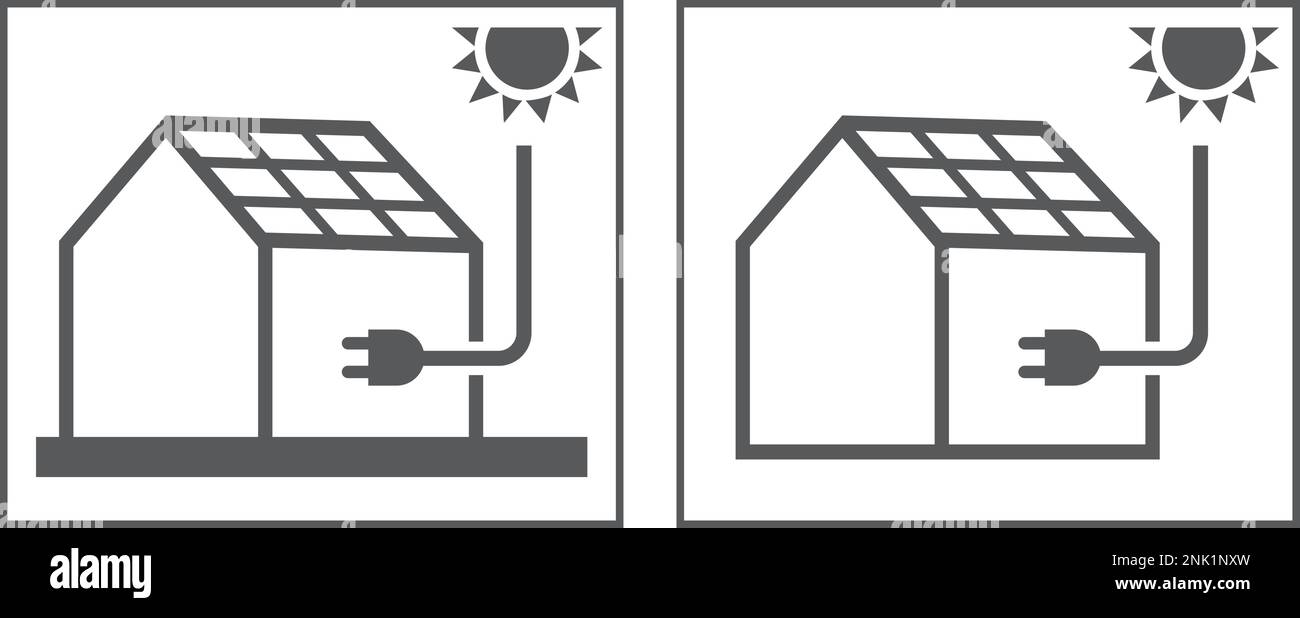 Solar energy for electricity generation Stock Vector Image & Art - Alamy