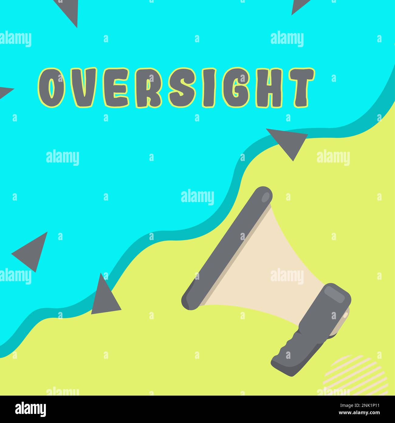 Hand writing sign Oversight. Conceptual photo Watch Organize job to ...