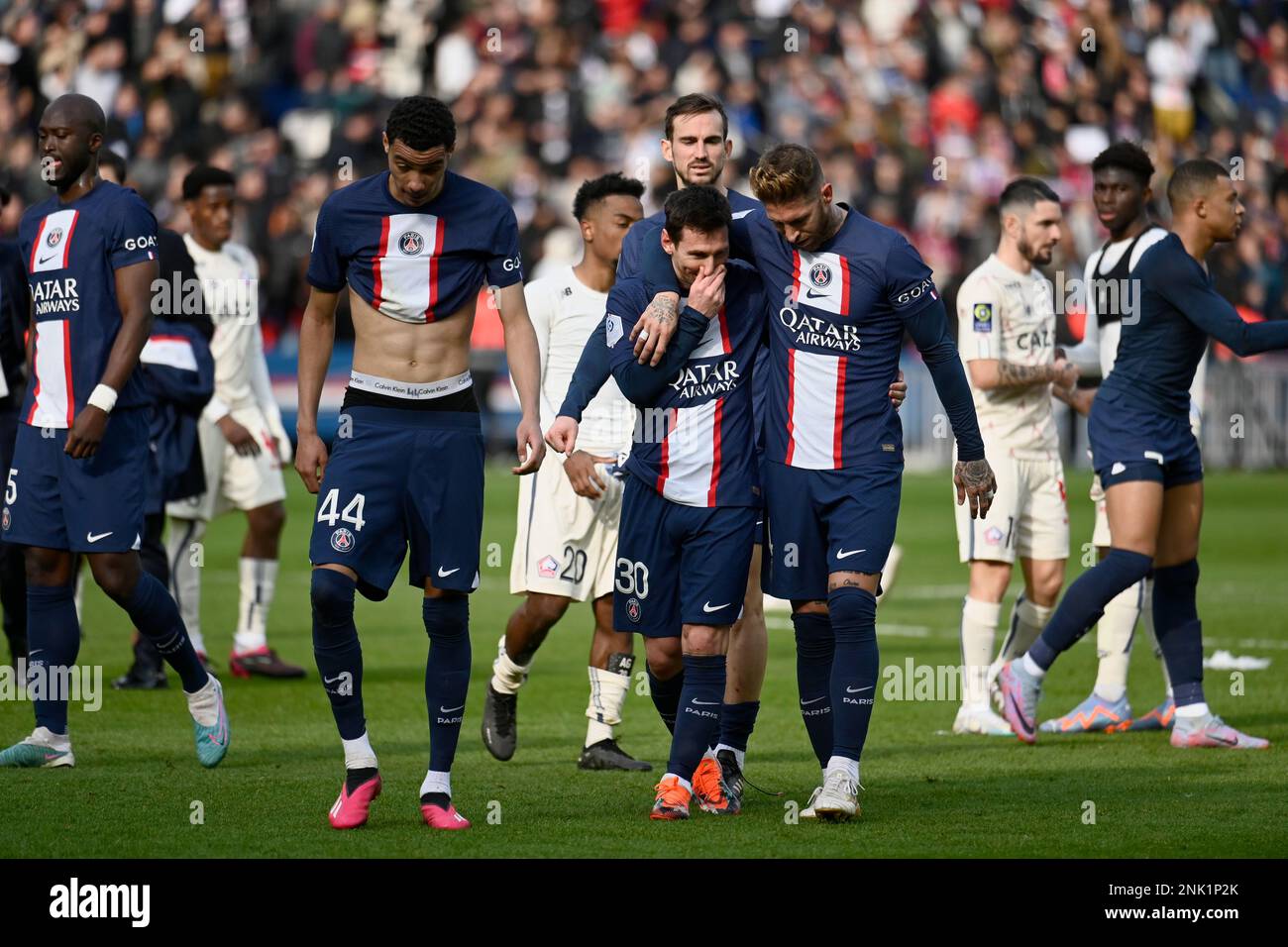 Julien Mattia / Le Pictorium - PSG / LOSC - 24th day of Ligue 1 Uber Eat. - 19/2/2023 - France ...
