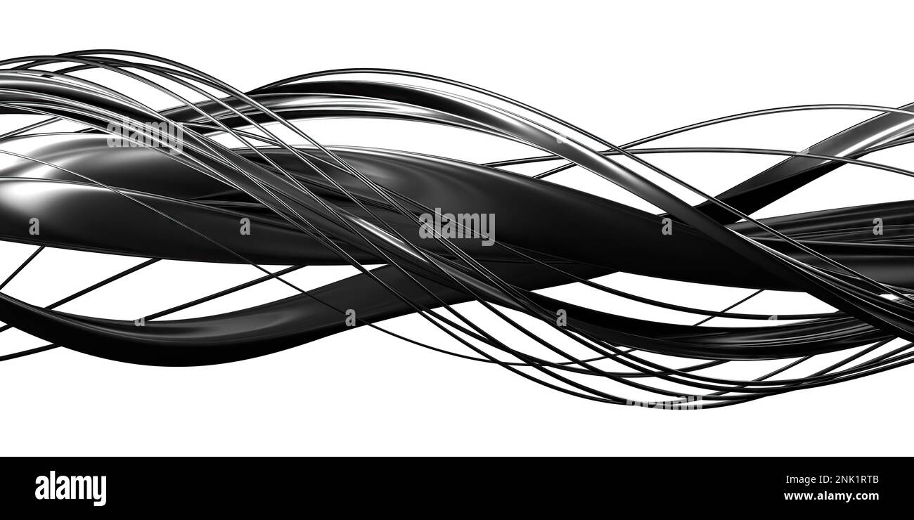 Silver Delicate curves of metal lines and twists isolated Abstract ...