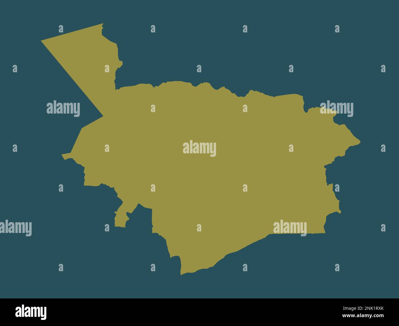 Al Jawf, region of Saudi Arabia. Solid color shape Stock Photo - Alamy