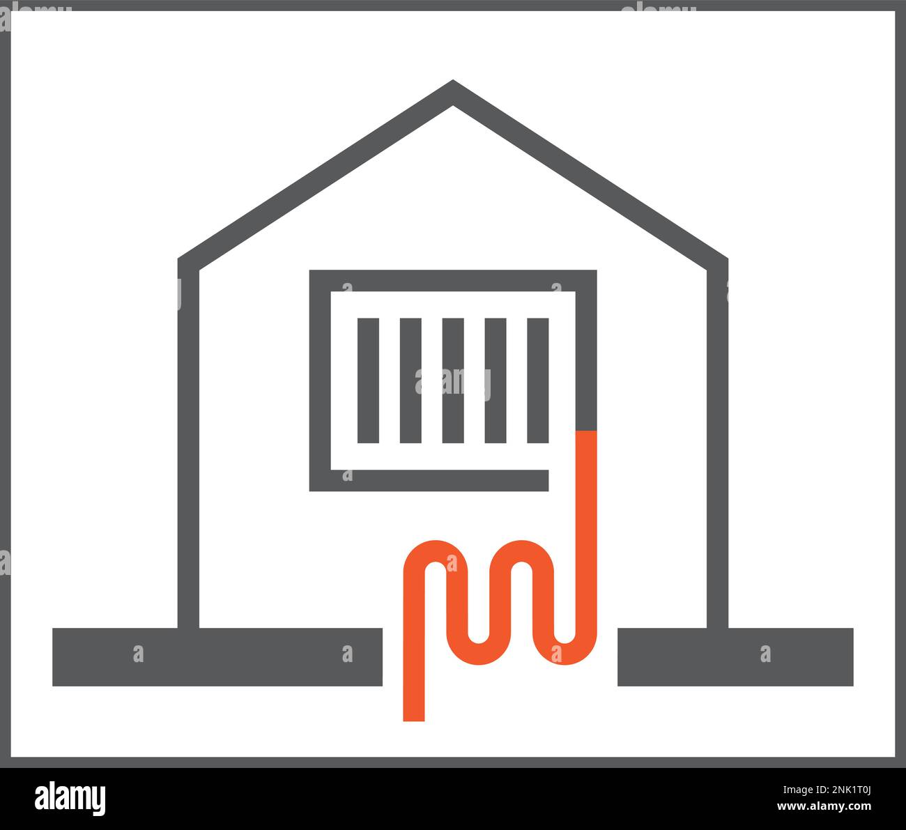 Heatpump symbol icon for gas crisis Stock Vector Image & Art - Alamy