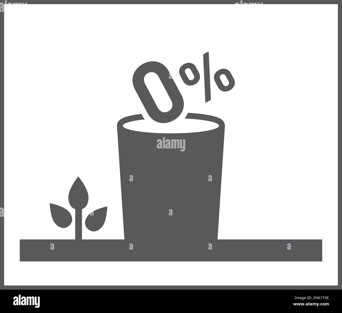 zero waste against littering no waste incineration Stock Vector Image ...