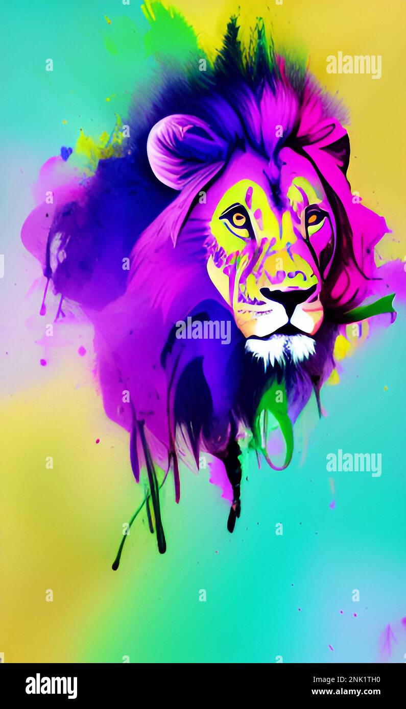 Lion oil hi-res stock photography and images - Alamy