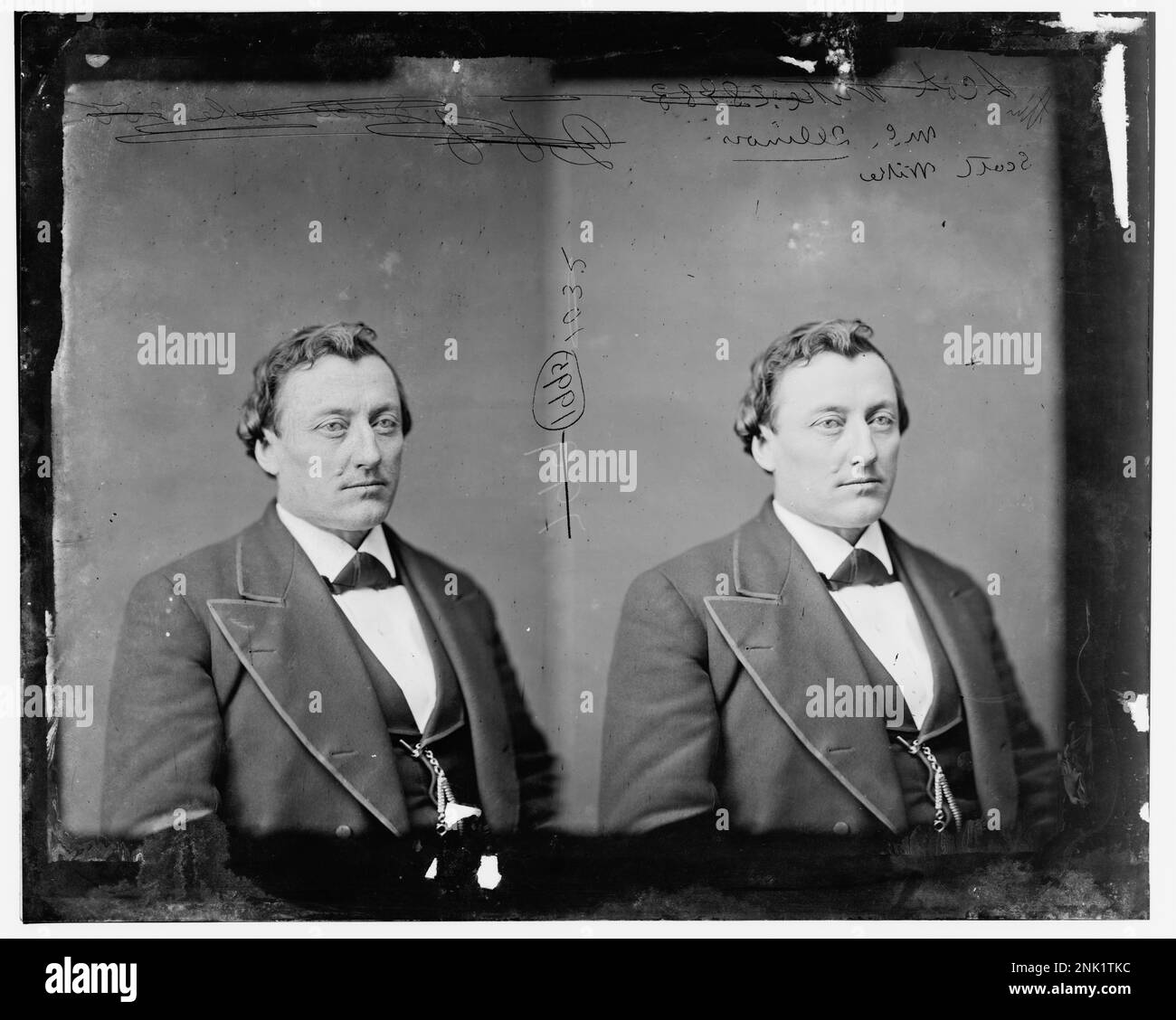 Portrait of Hon. Scott Wike, a U.S. Congressman from Illinois ...