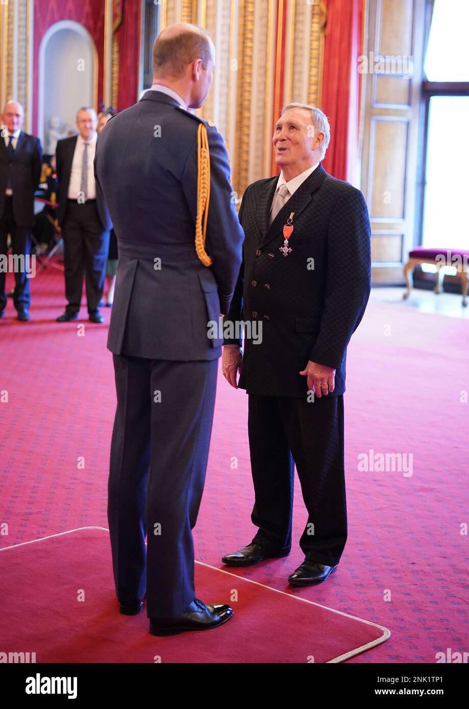 John Stracey, from The Wirral, is made a Member of the Order of the ...