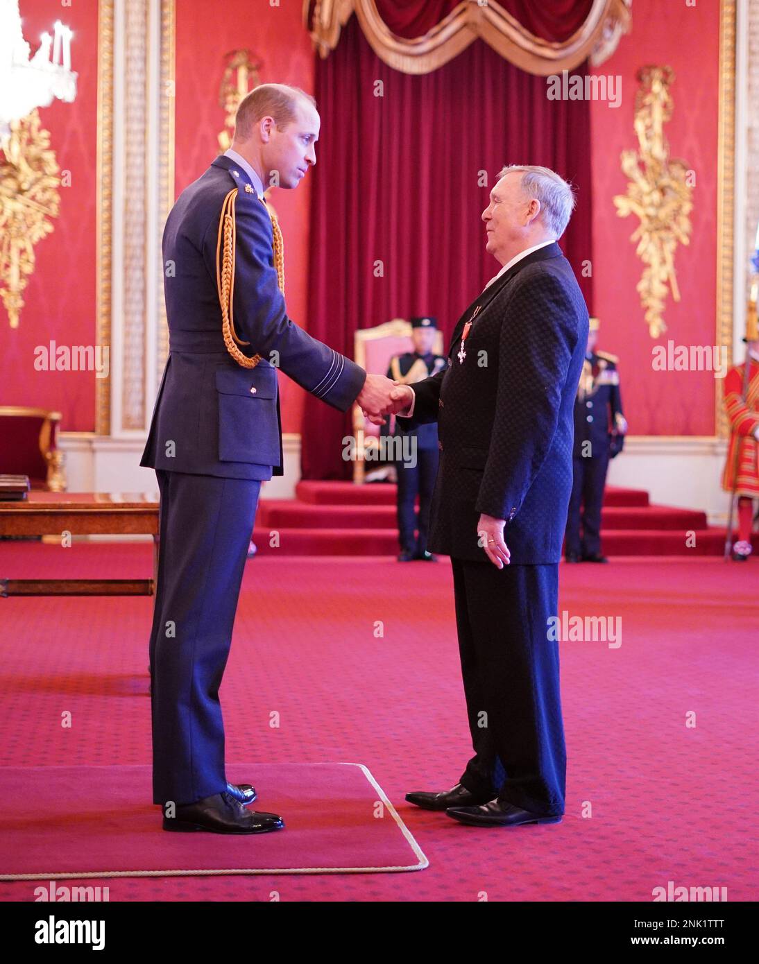 John Stracey, from The Wirral, is made a Member of the Order of the ...