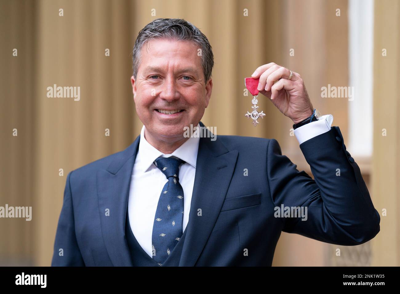 John Torode after being made an MBE during an investiture ceremony at ...