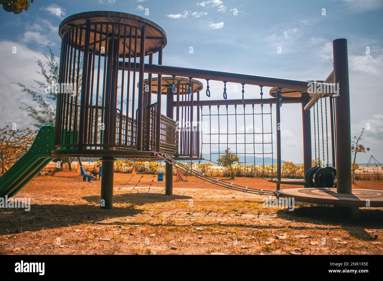 A kids activity equipment when option of swinging, hanging and so on ...