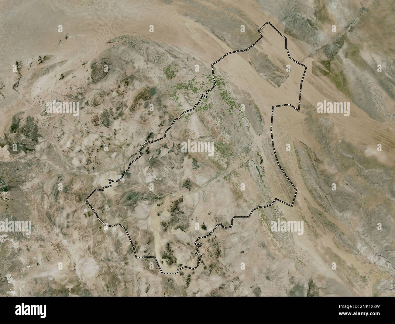 Al Qasim, region of Saudi Arabia. High resolution satellite map Stock Photo - Alamy