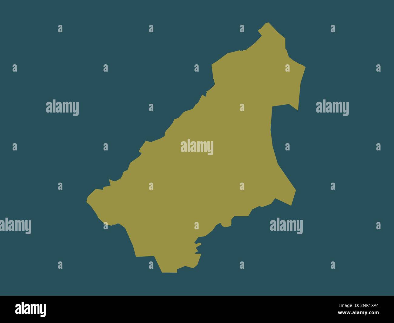 Al Qasim, region of Saudi Arabia. Solid color shape Stock Photo - Alamy