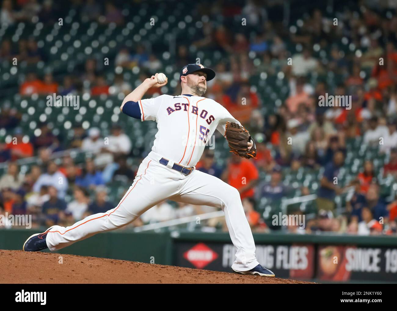 HOUSTON, TX - JUNE 07: Houston Astros relief pitcher Ryan Pressly (55 ...