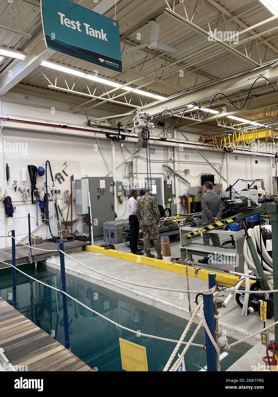 STENNIS SPACE CENTER, Miss.— Rear Admiral Ron Piret, commander, Naval Meteorology and ...