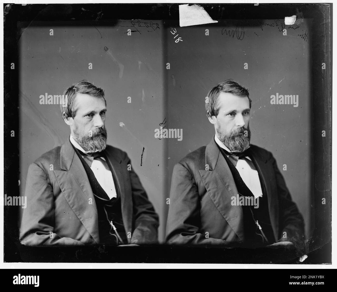 Portrait of Hon. L. Stanford, a member of Congress, from the Library of ...