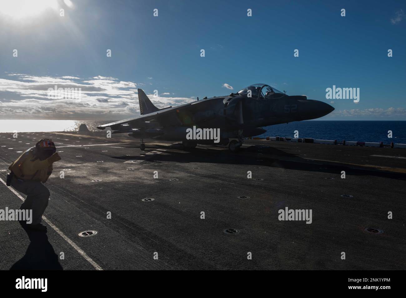 U.S. Navy Senior Chief Aviation Boatswain’s Mate (Handler), Zlando Dahn ...