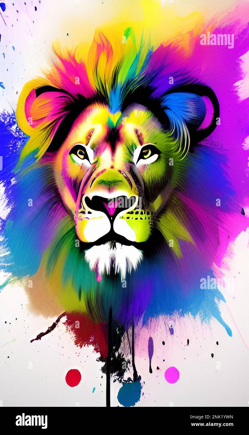 Lion oil hi-res stock photography and images - Alamy