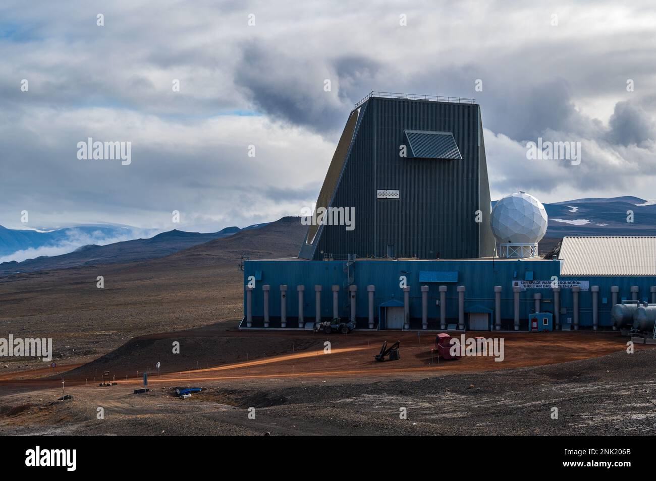 THULE AIR BASE, Greenland – The Upgraded Early Warning Radar scans the ...