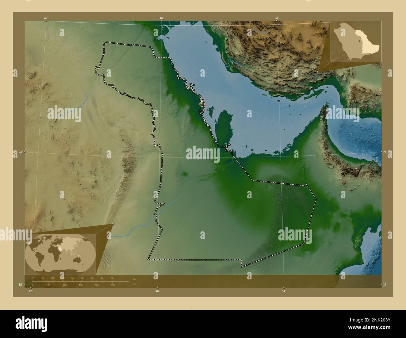 Dammam map hi-res stock photography and images - Alamy