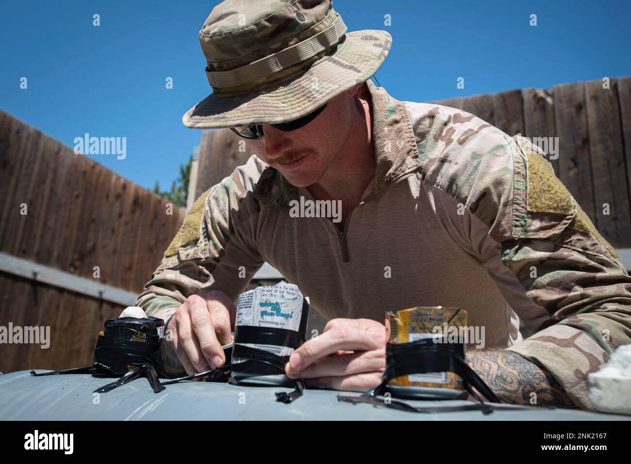 PETERSON SPACE FORCE BASE, Colo. – U.S. Air Force Staff Sgt. Lawrence Gress, 21st Explosive ...