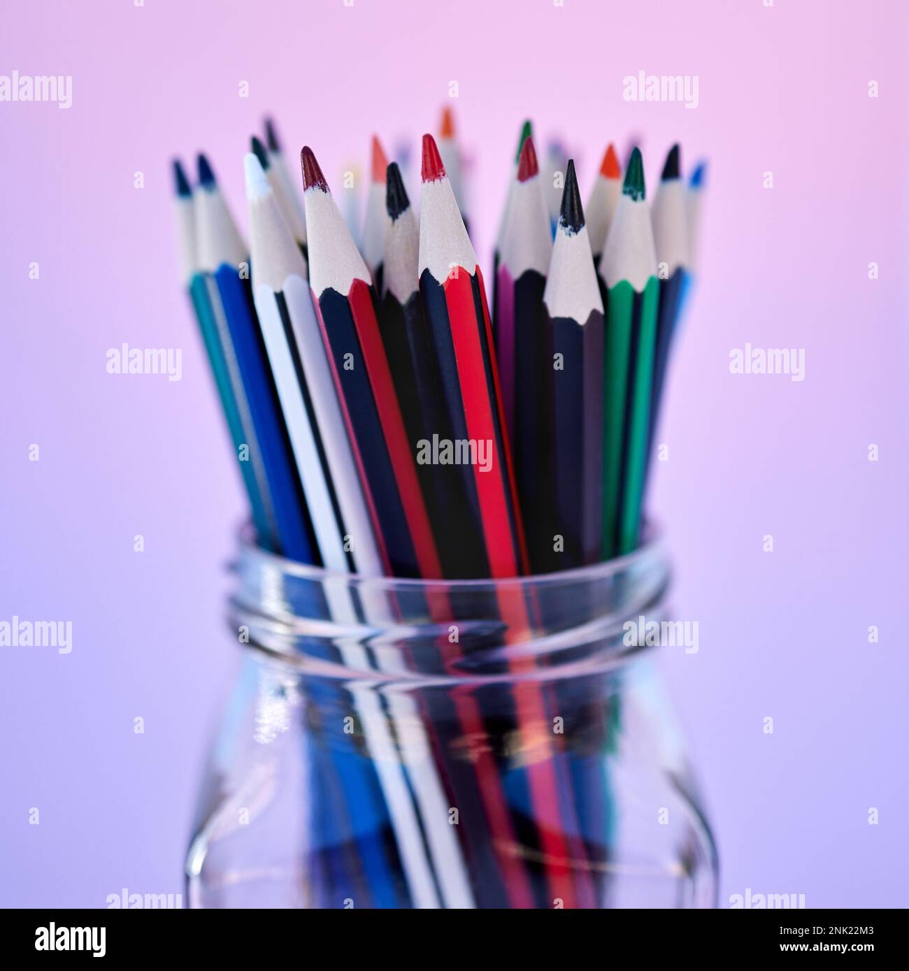 Creativity, art and drawing pencil container for school coloring ...