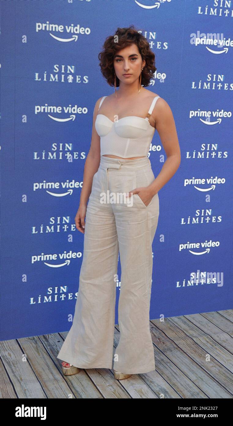 María Caballero attends the premiere of Prime Video's new series, 'Sin ...